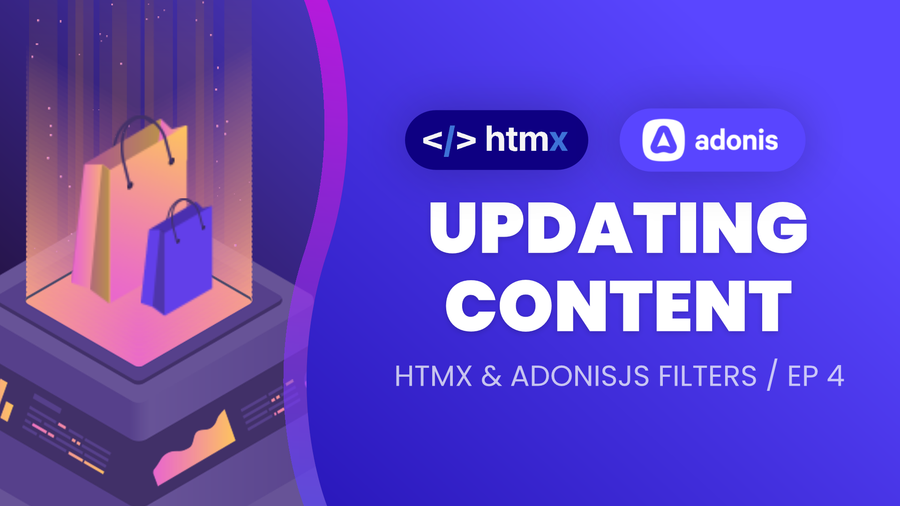 Htmx And Adonisjs Filters Posting And Swapping Filtered Content With Htmx