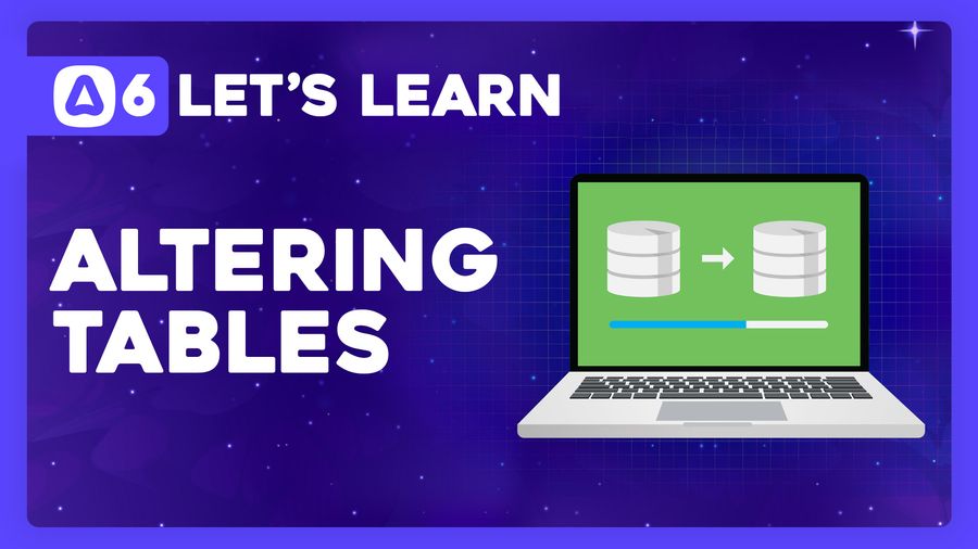 Let's Learn AdonisJS 6: Altering Tables with Migrations | Adocasts Lesson